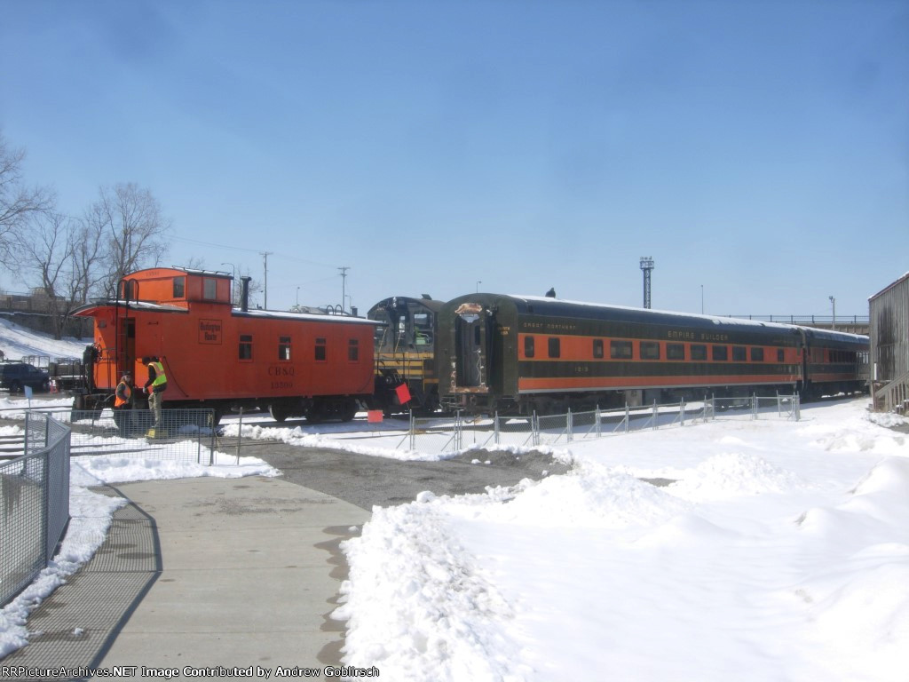 NP 105, GN 1213 + CB&Q 13500